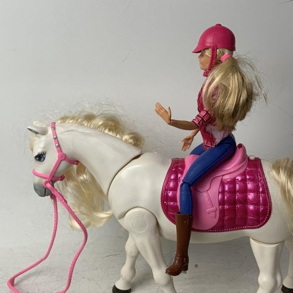 Mattel | Toys | Collectible Barbie White Stallion With Barbie Figure ...